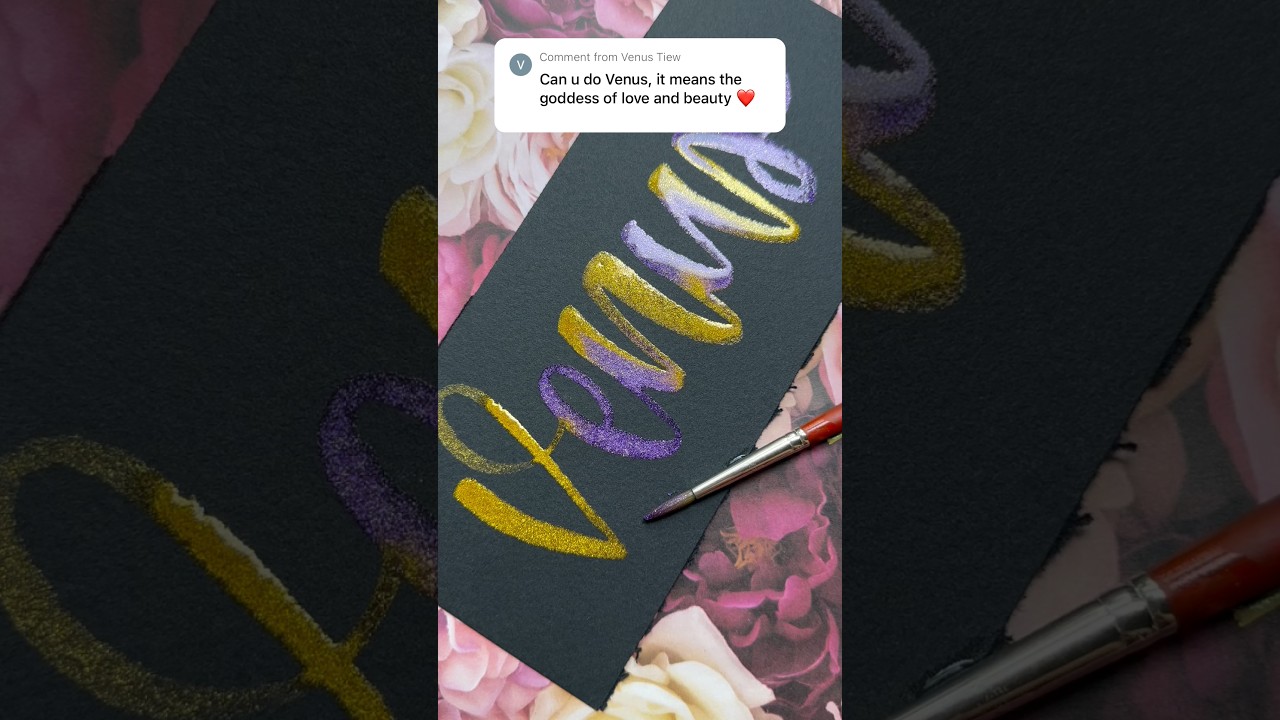 Venus #calligraphy #letters #letter #venus #sign #nameart # ...