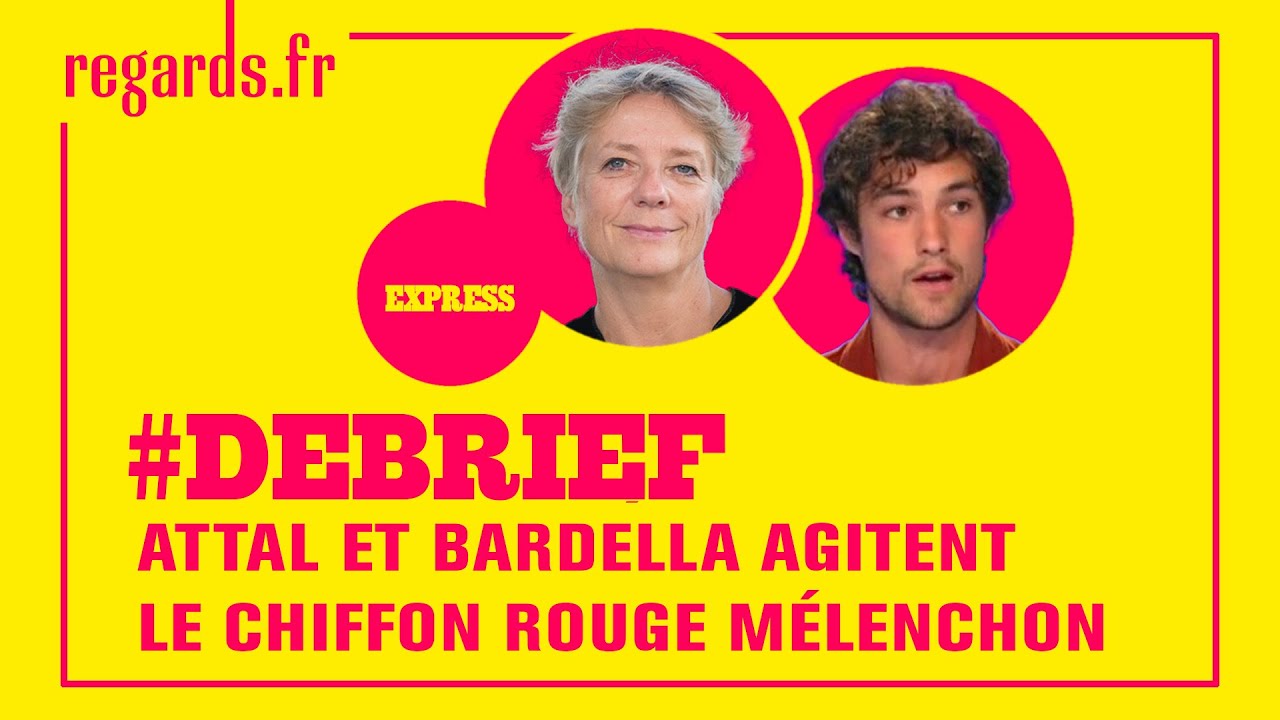 Attal et Bardella agitent le chiffon rouge Mélenchon - YouTube