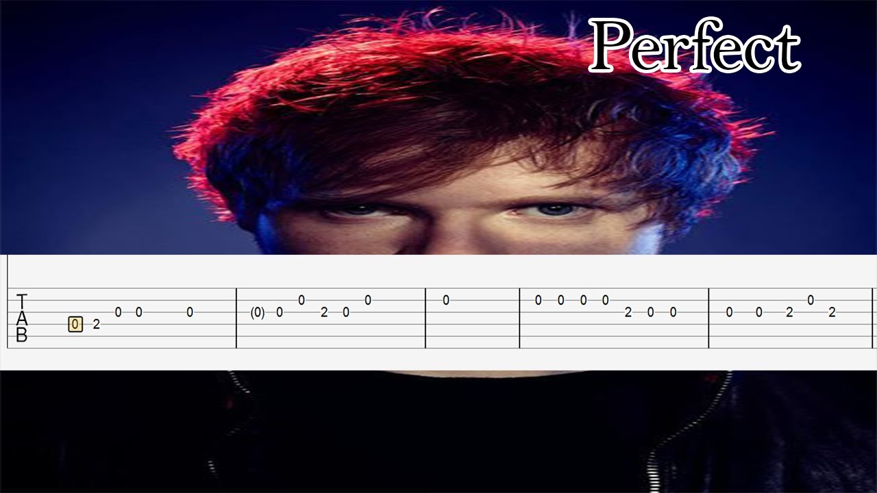 Perfect - Ed Sheeran - Easy Guitar Tabs Tutorial Fingerstyle - YouTube