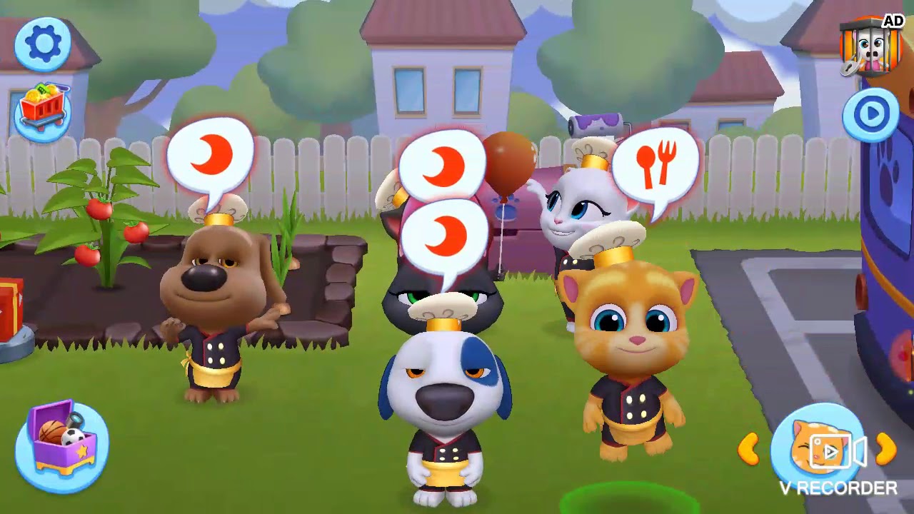 MY TALKIMG TOM FRIENDS COOKING STORE - YouTube
