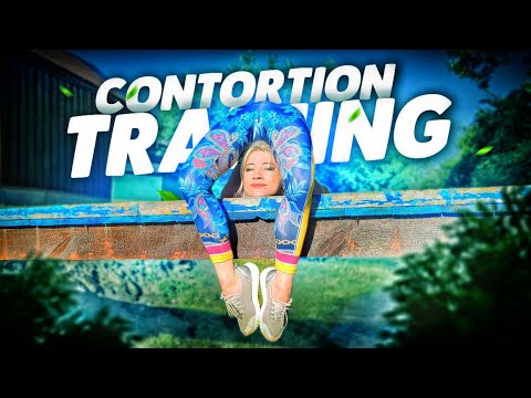 Outdoor Contortion Training. Circus Girl Alesya. Flexshow - YouTube
