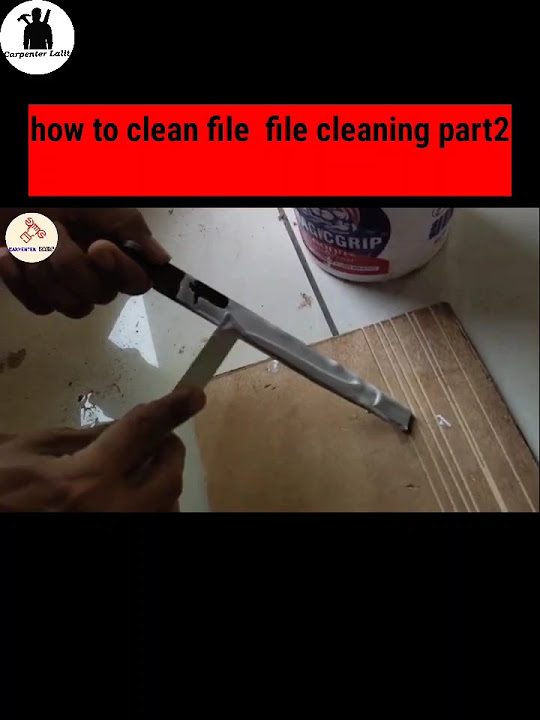 how to clean file/file cleaning part 2 - YouTube