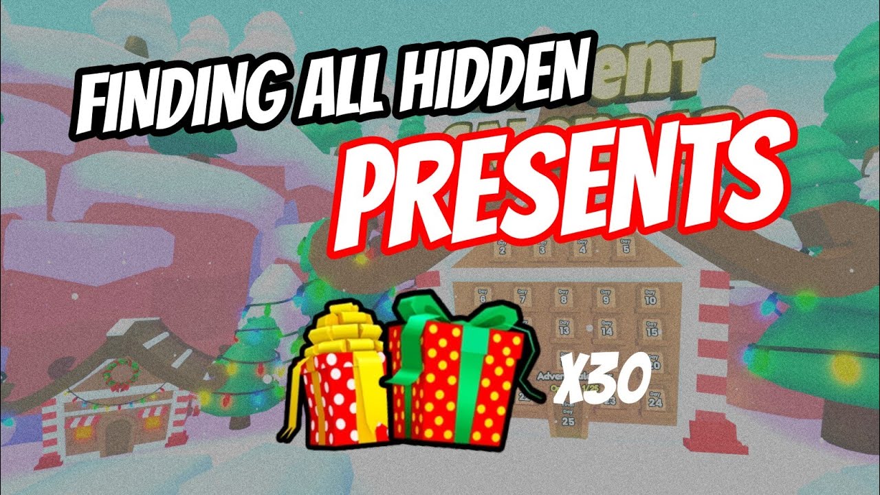 ALL LOCATIONS OF HIDDEN PRESENTS IN SECRET SANTA UPDATE ON PS99 - YouTube