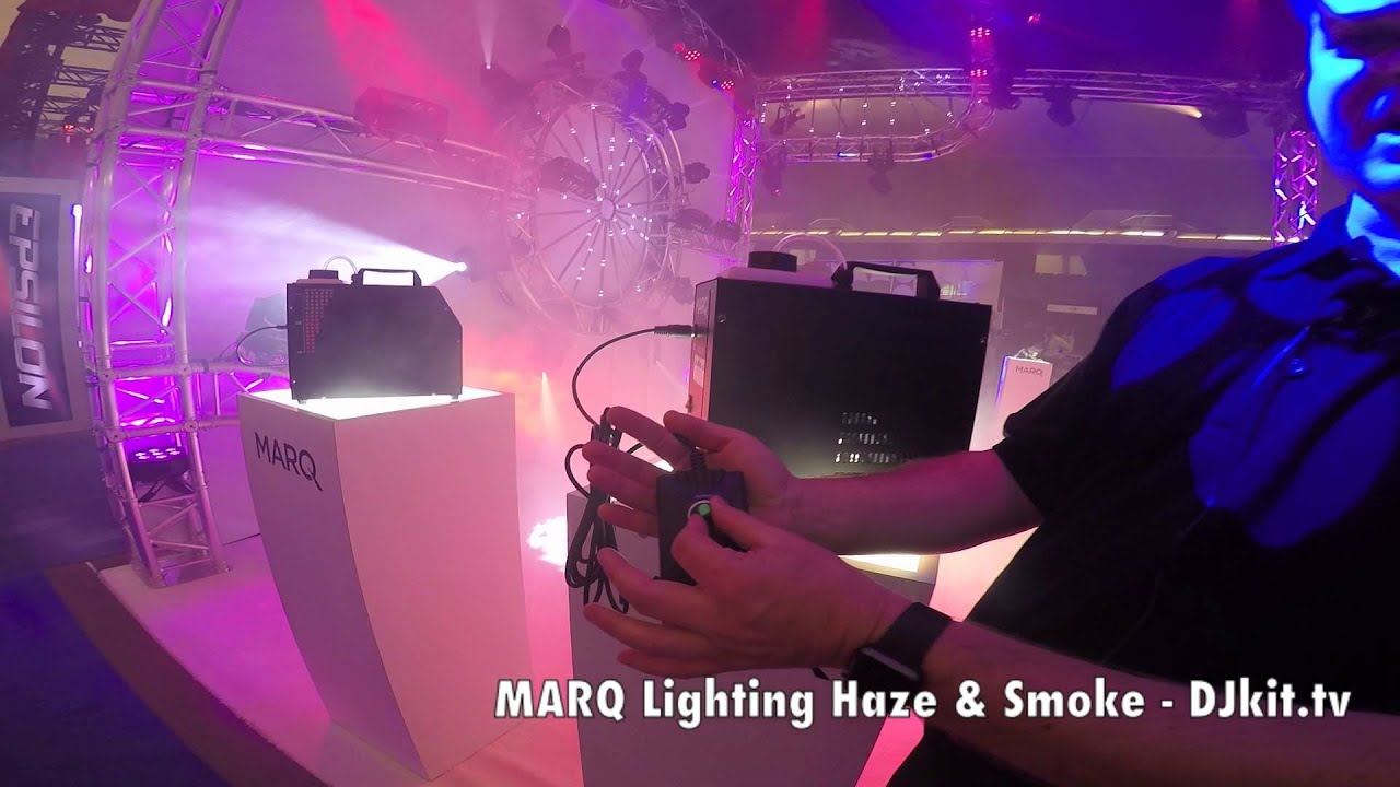 First look Marq Smoke & Haze Machines at Namm 2016 - DJKit.TV - YouTube