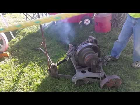 Syrus Starts the Associated Pony Gas engine
