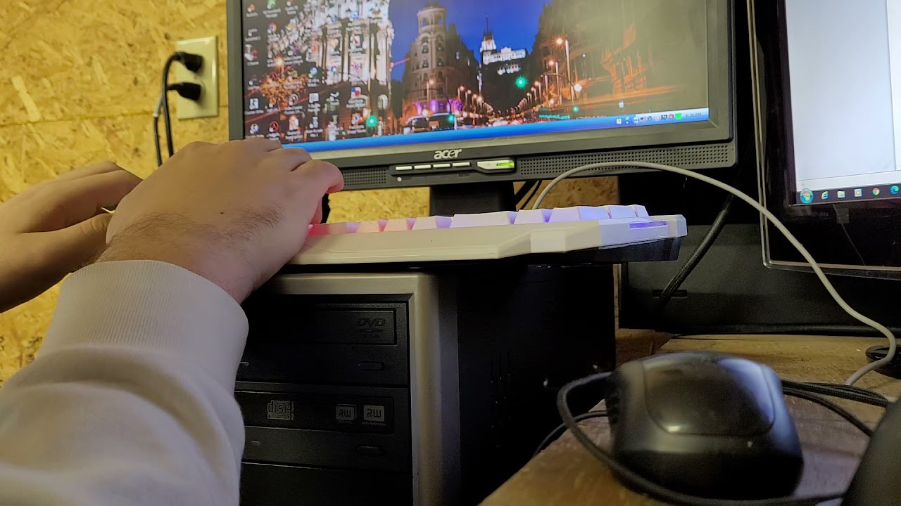 KINBAS VP-X9 - Typing Test - YouTube