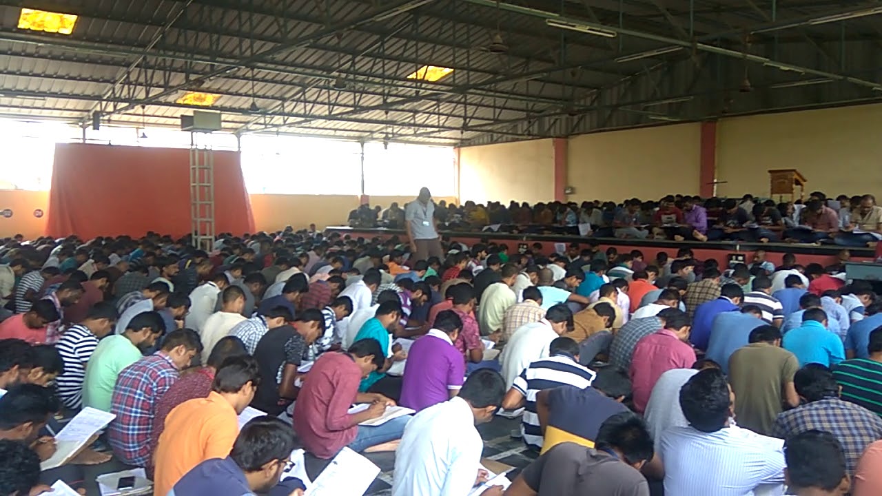 Ssgrbcc examination hall - YouTube