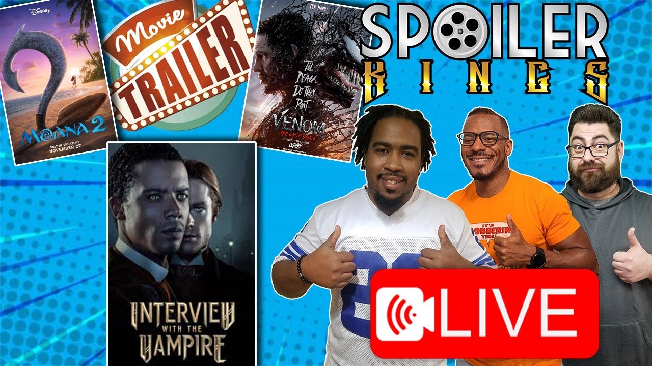 News, Review, & Trailers | Interview with the Vampire, Venom 3, Moana 2 ...