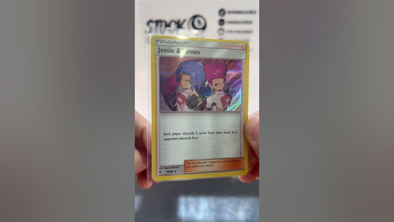 Pokemon Tcg Hidden Fates Jessie And James 5868 Holo Pokemon
