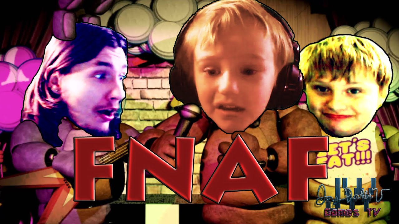 Five Nights At Freddy's With Kids and FNAF Collectible Clip Figure ...