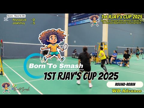 BTS RJAY's Cup 2025 | Jah/Alyssa vs Joan/Ivy | WD Advance - YouTube