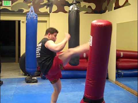 Learn MMA Striking #12 Kicking Double Jump Backside,Tornado, Spinning Hook Kick Kickboxing Tae ...