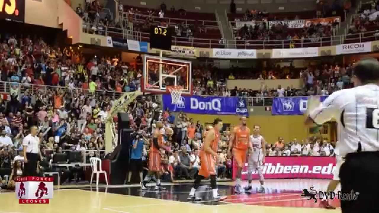 BSN 2014 Ponce Leones - Semifinal Juego 3 - YouTube