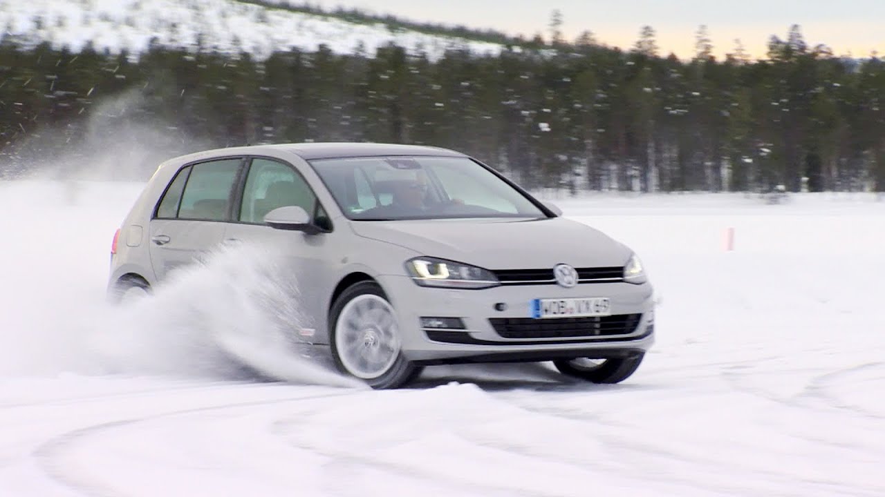 2013 VW Golf MK7 Sweden Ice Drive - VW Driving Experience - YouTube