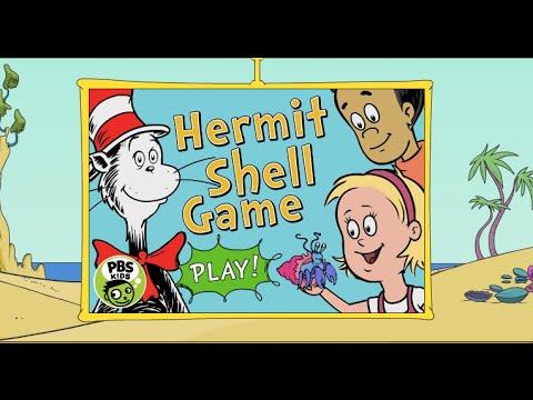 The Cat In The Hat # Hermit Shell- Game for Kids - YouTube