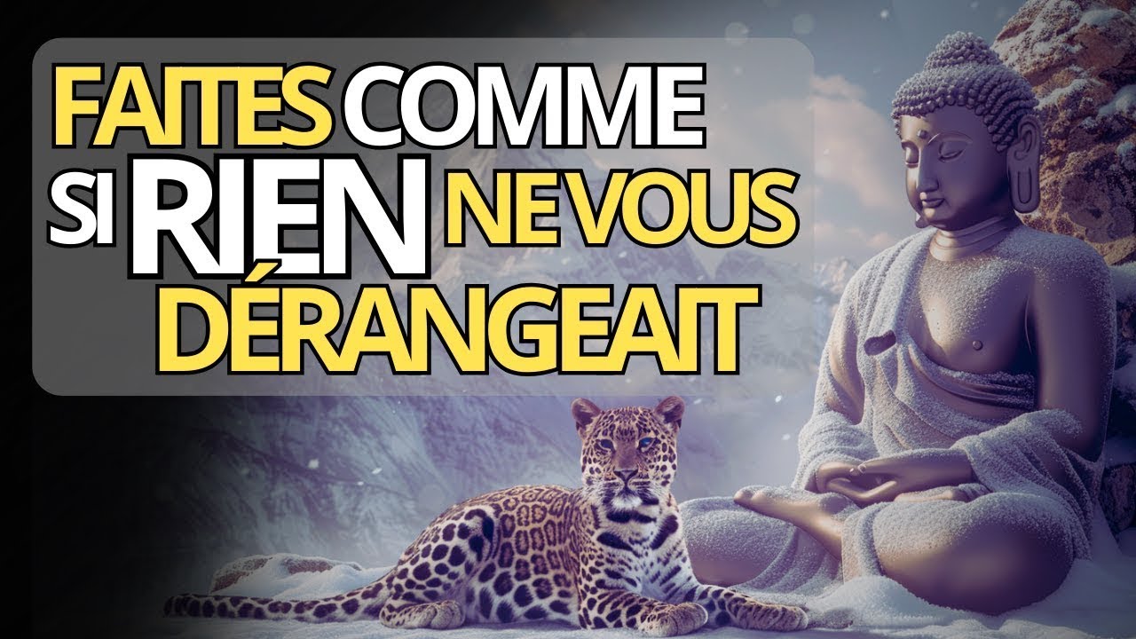 Faites comme si rien ne vous dérangeait Une histoire zen puissante ...