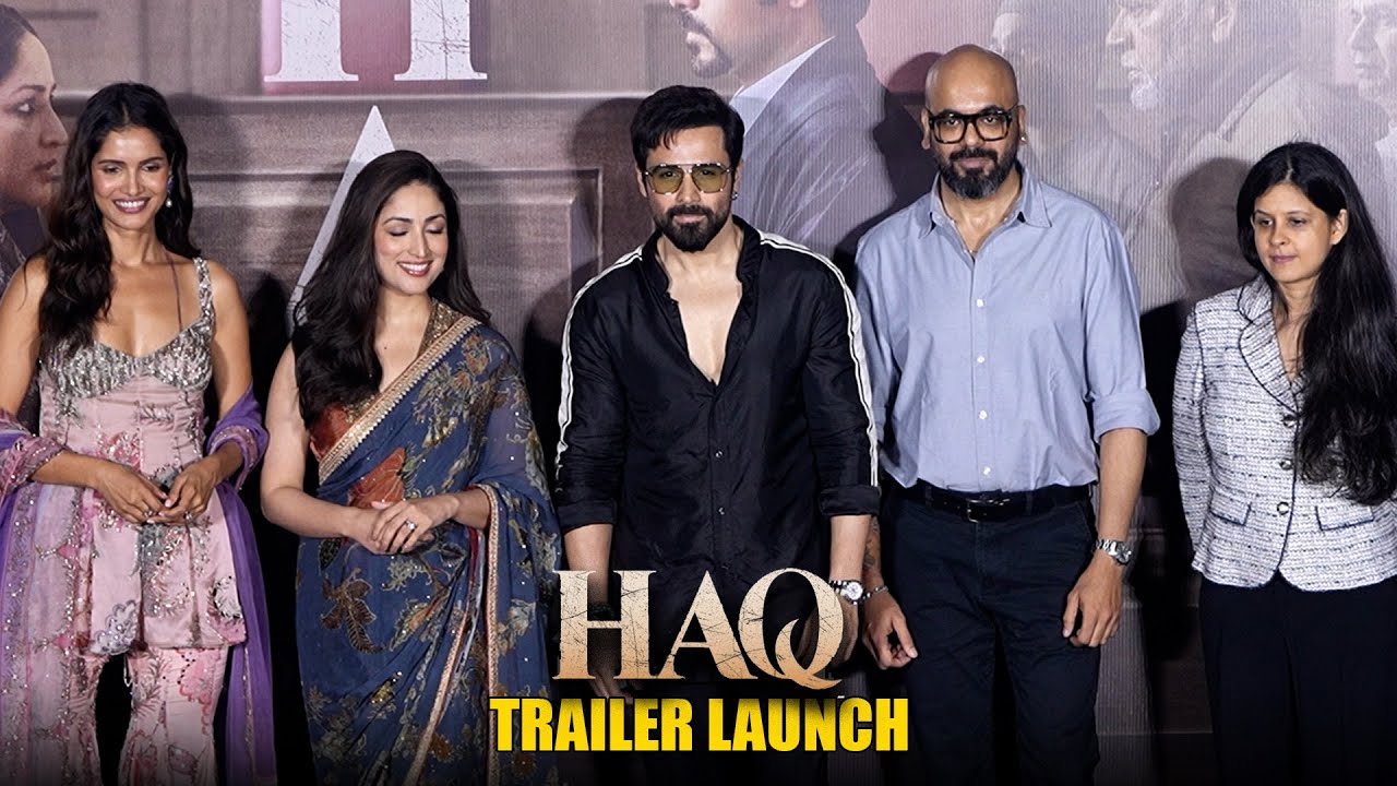 Full Event: Emraan Hashmi & Yami Gautam Launch Trailer of “Haq” | Star ...