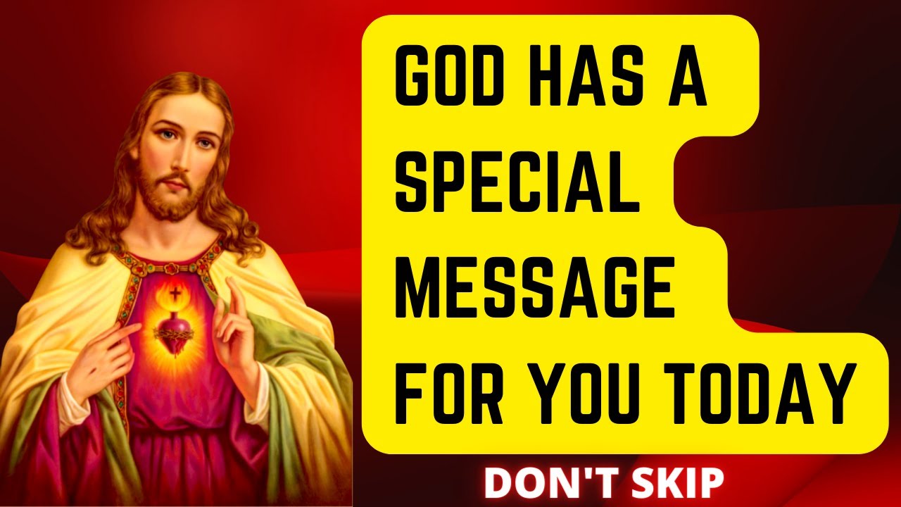 🔴God has a special message for you today 🌟 | God's message today | God ...