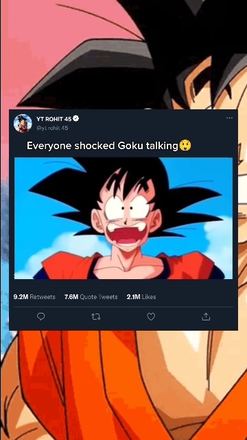 Everyone shocked Goku talking 🤯#anime#manga#art#otaku#animeart#cosply# ...