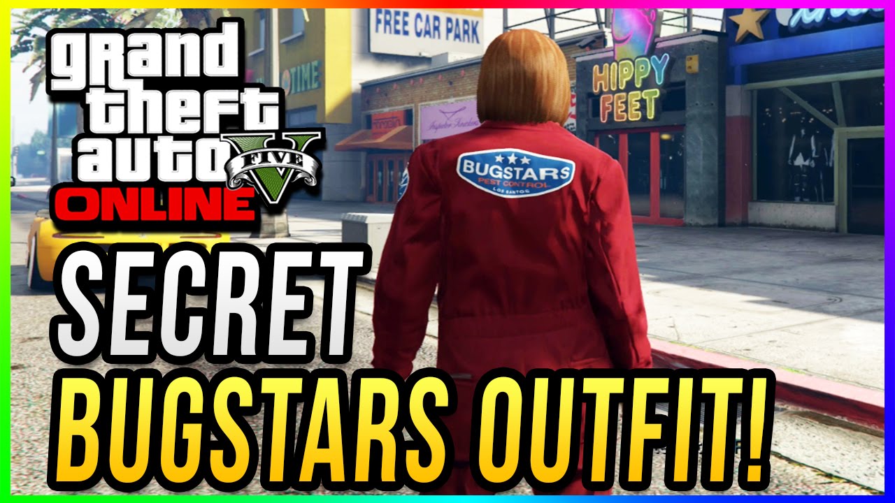GTA 5 Online: "How to Get the SECRET Rare Heist BUGSTARS OUTFIT" Patch ...