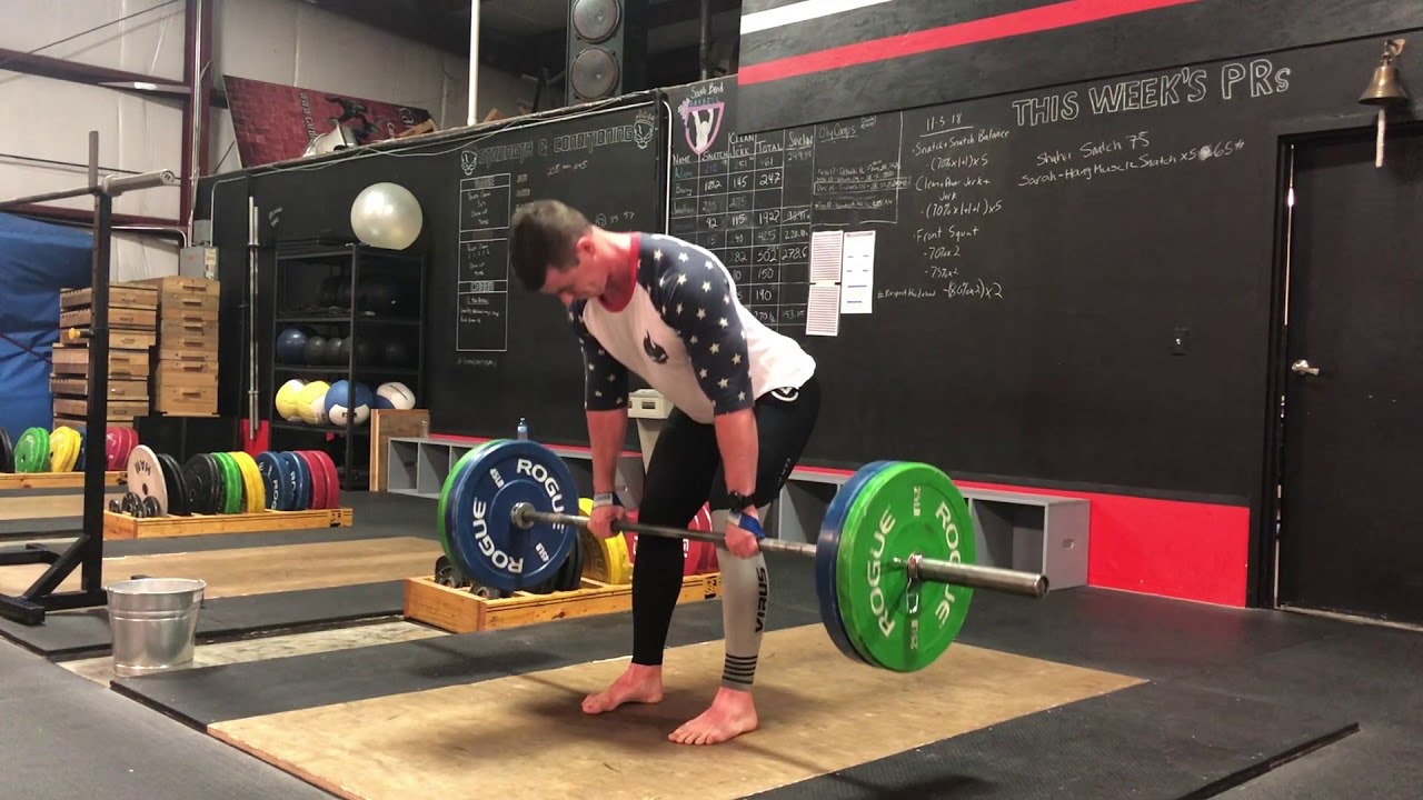 Barbell RDL to Shrug - YouTube