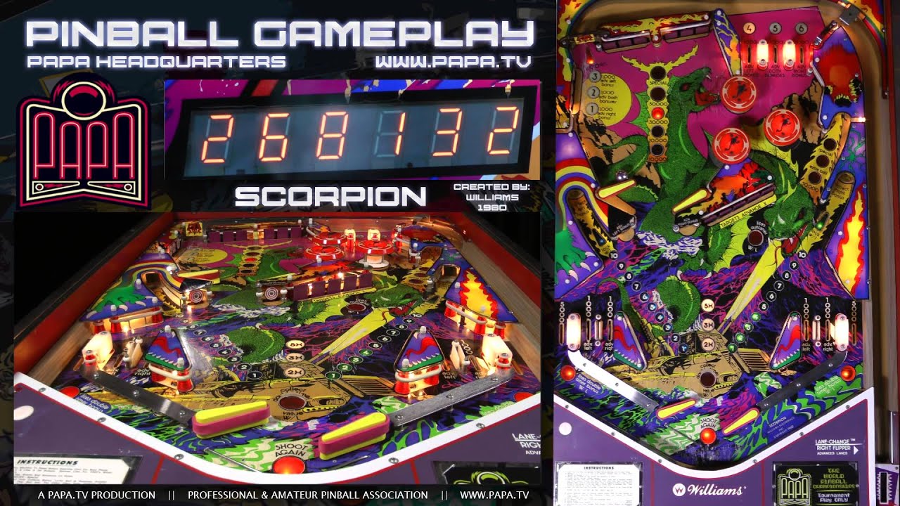 Scorpion Pinball Gameplay - YouTube