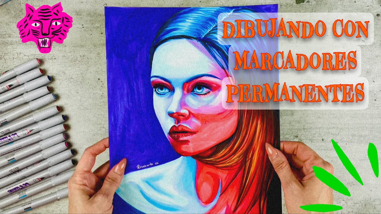 Dibujos De Personas Hechos Con Marcador Permanente Anono Marcador De