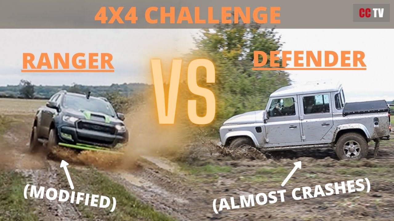 Extreme off road 4x4 Challenge - Defender vs Ranger - YouTube