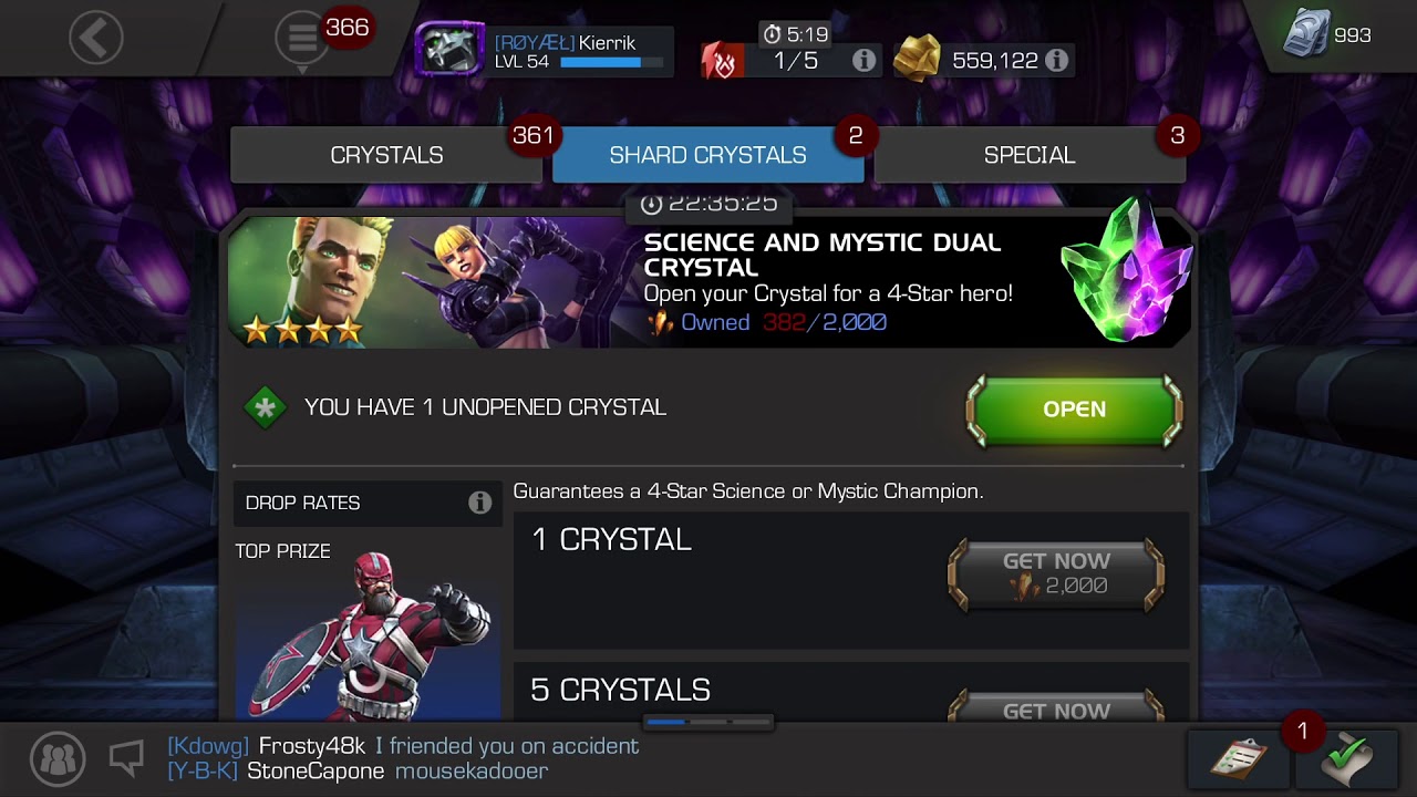 MCOC 4 Star and 5 Star - Science & Mystic Roll - YouTube