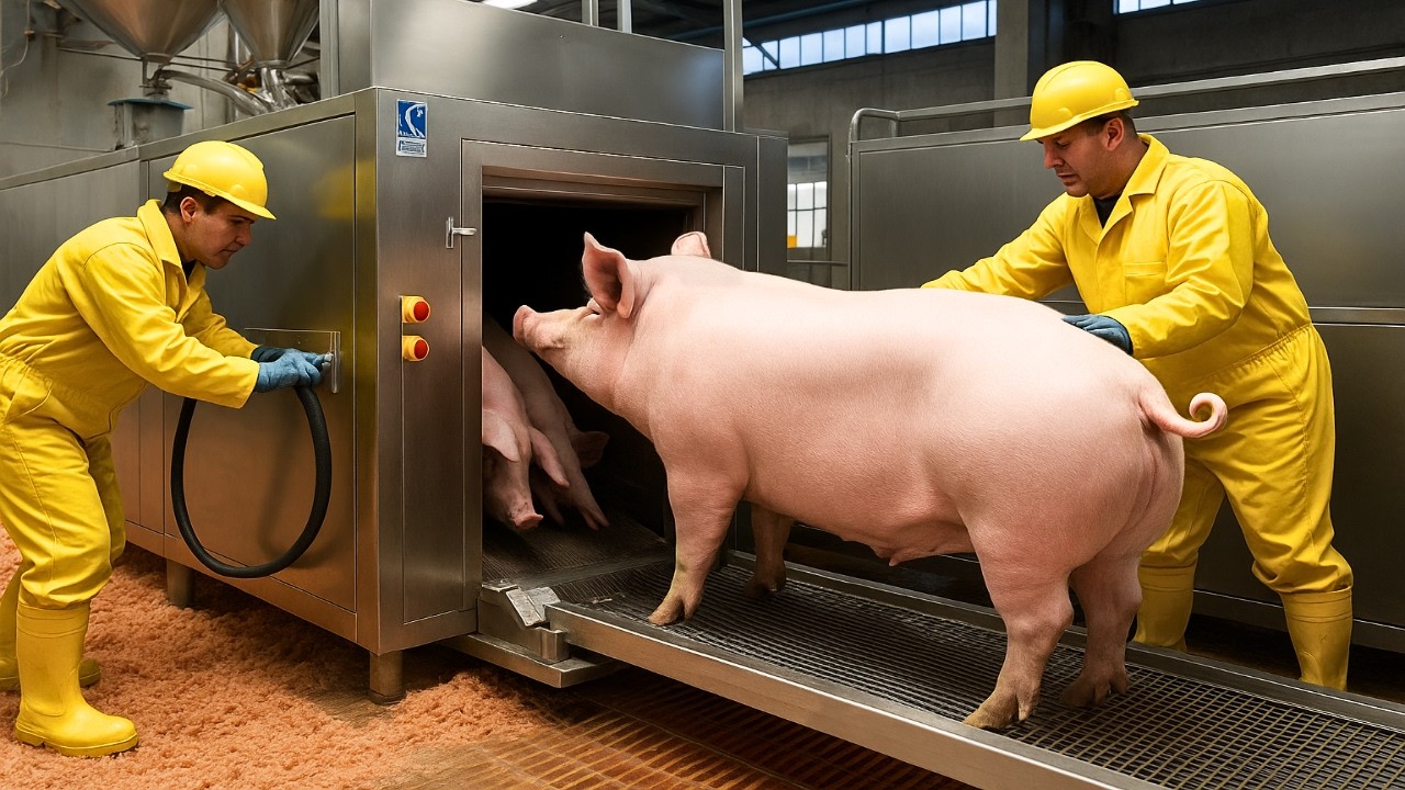 HOW PORK IS MADE 🐖 Inside a Modern Meat Factory Full Industrial Process ...