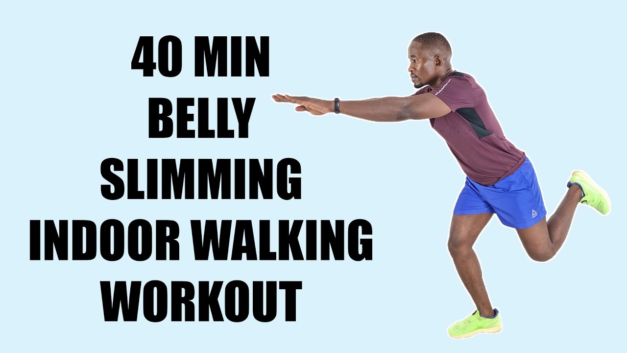 40 Minute BELLY SLIMMING Indoor Walking Workout🔥400 Calories🔥 - YouTube