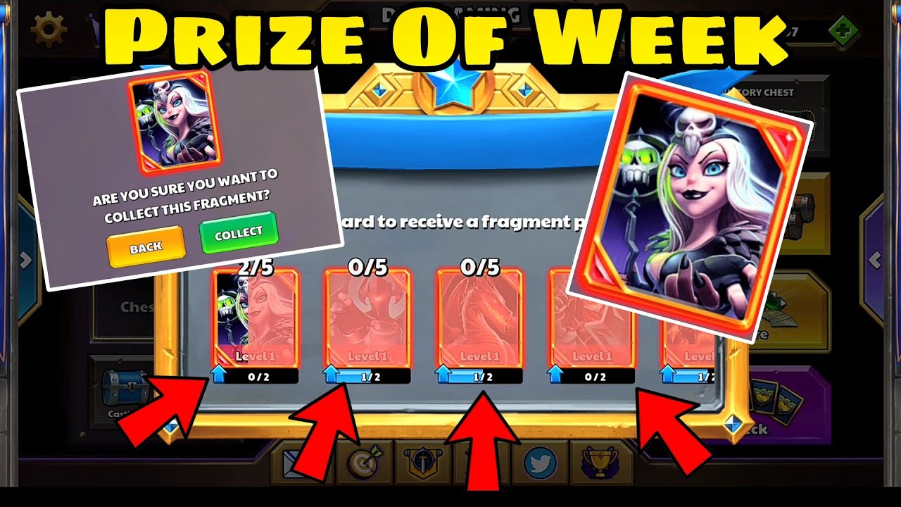 Castle Crush 🏰 Prize Of Week All Round 🤩 LEGENDARY FRAGMENT 🔥 For Long ...