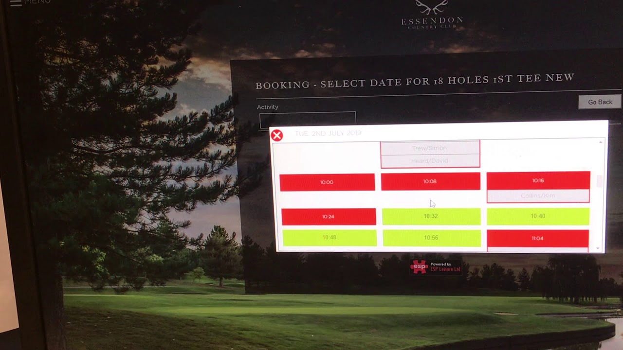 Members Tee Time Booking & Cancelling Tutorial - YouTube