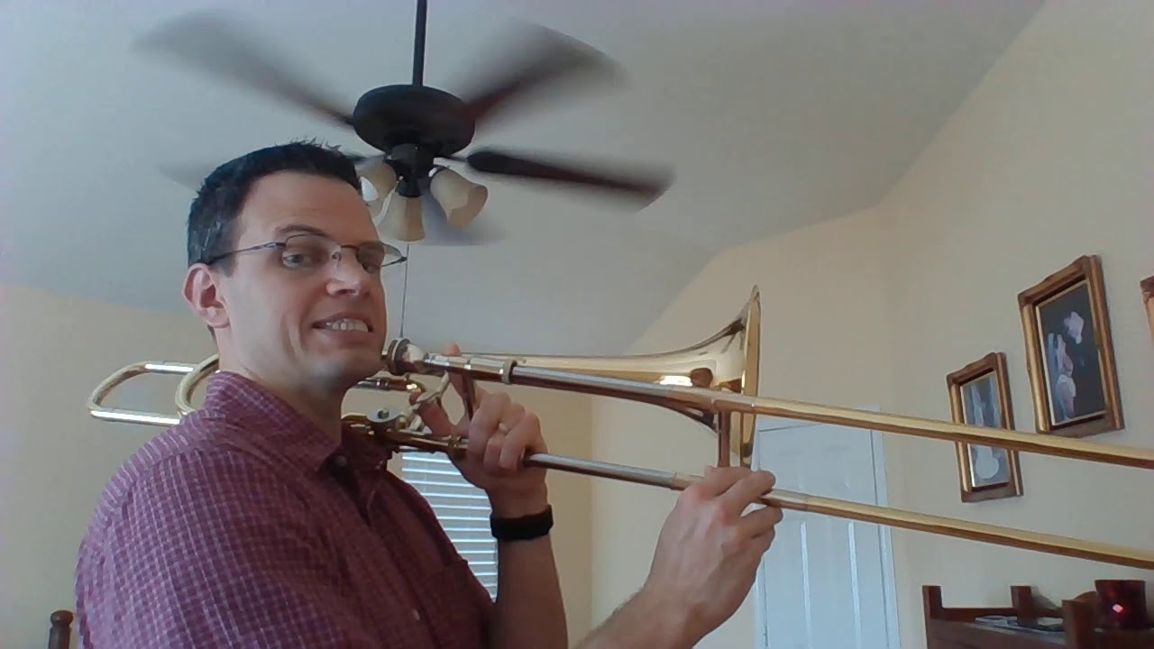 Trombone - Concert Eb scale - YouTube