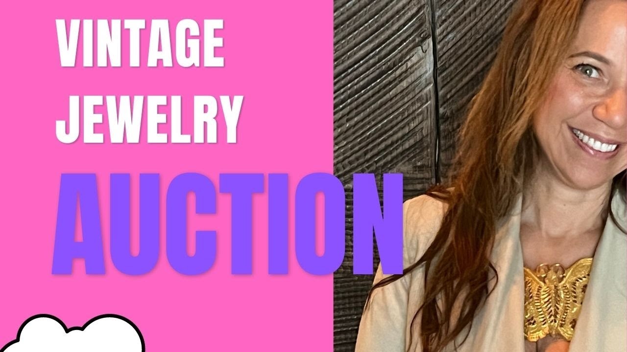 VINTAGE JEWELRY AUCTION! JEWELRY JAR GIVEAWAY!!!!! - YouTube