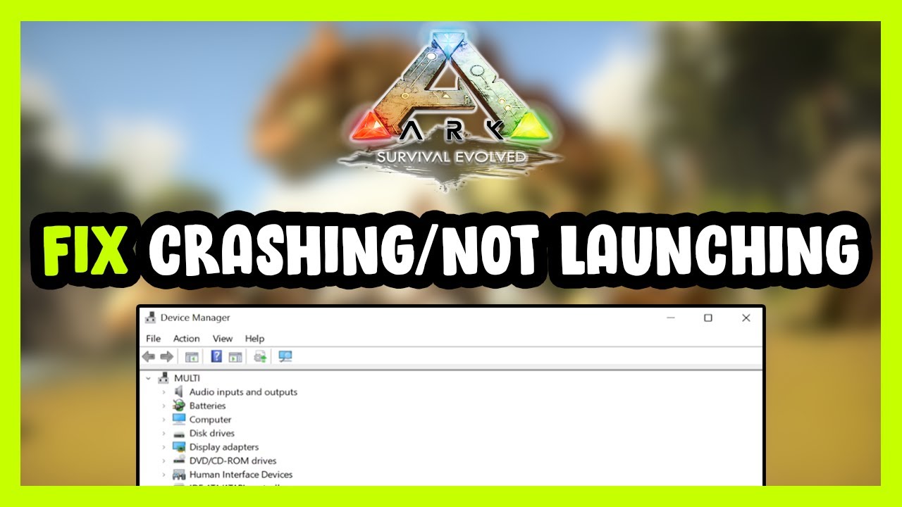 How to FIX ARK: Survival Evolved Crashing / Not Launching! - YouTube