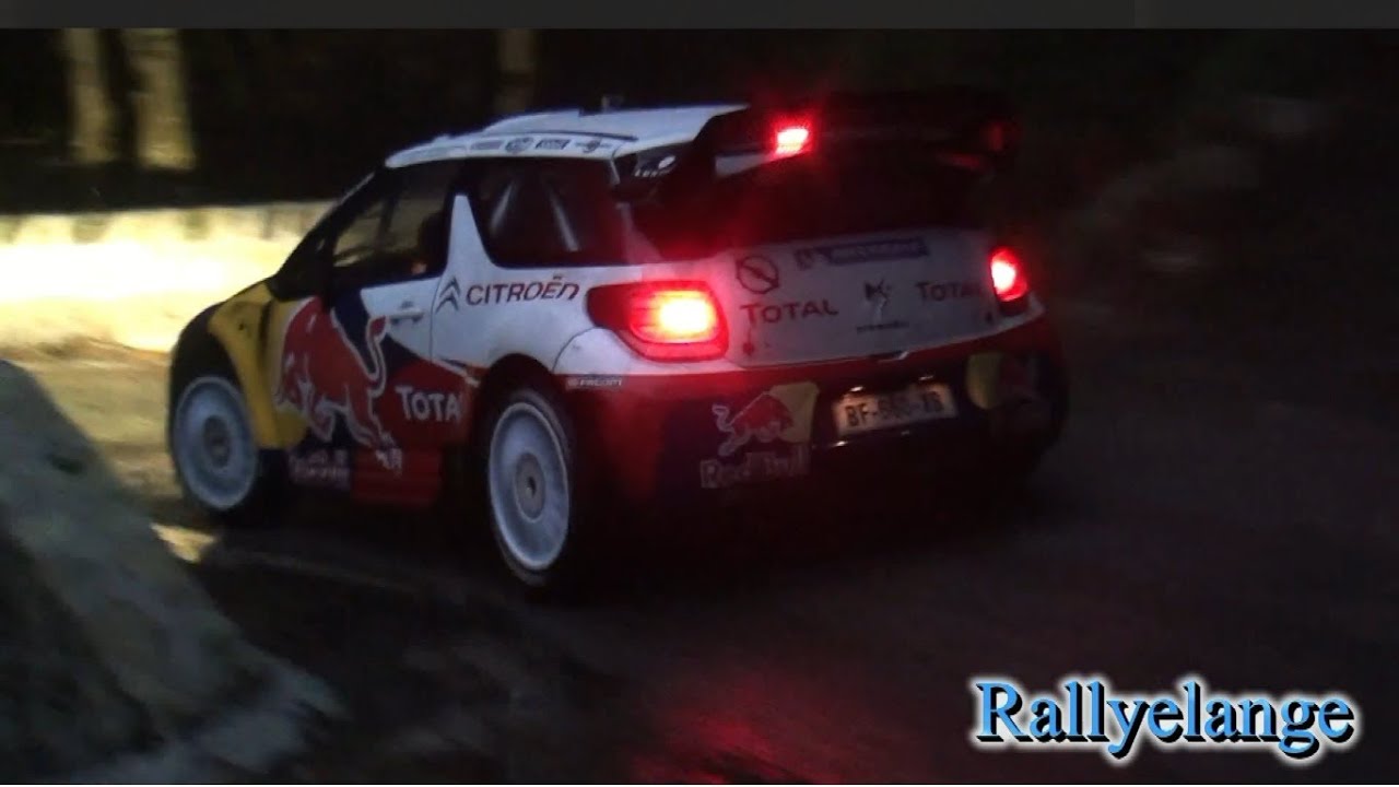 Test/essai Monté carlo 2013 Sebastien Loeb Citroen DS3 WRC - YouTube