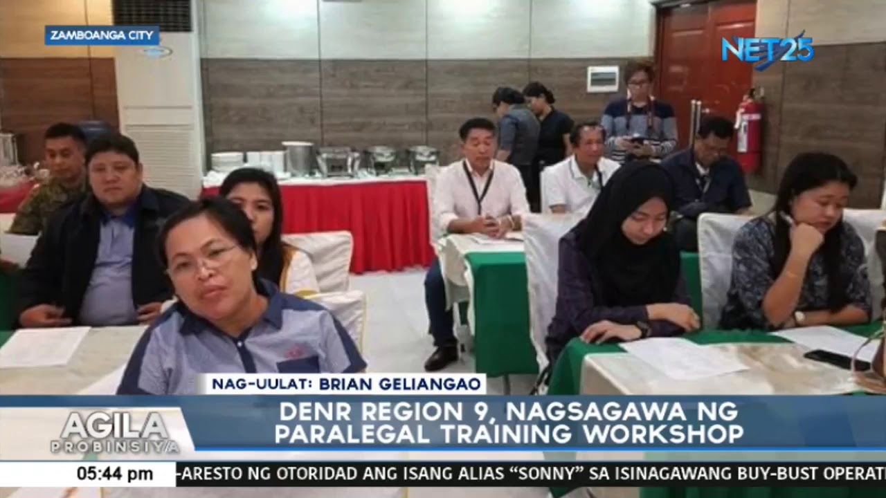 DENR Region 9, nagsagawa ng Paralegal Training Workshop - YouTube
