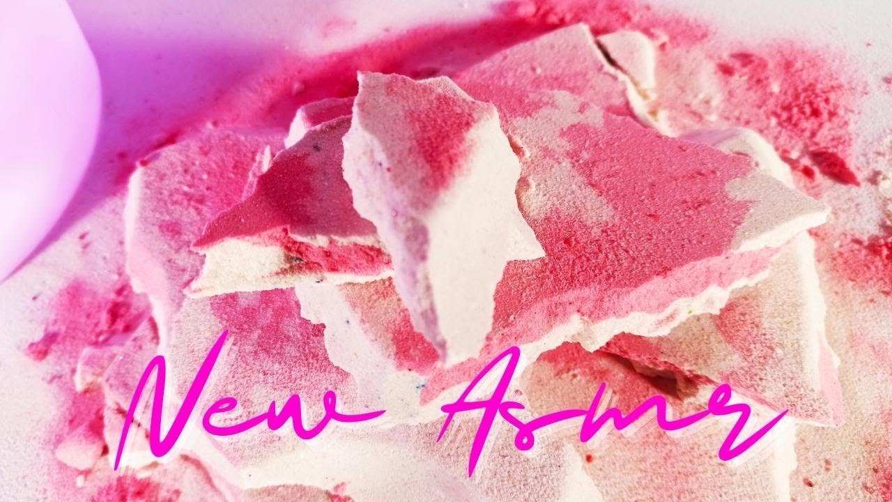 Pink ASMR Powder I Baking Soda Crush I Crunchy Relaxation I Crumble I ...