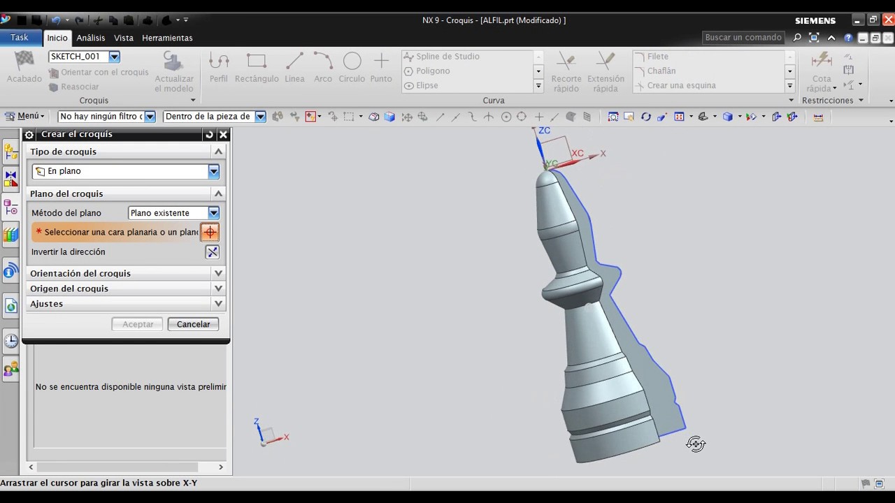 VIDEO TUTORIAL FUNCIÓN DE REVOLUCION NX9 - YouTube