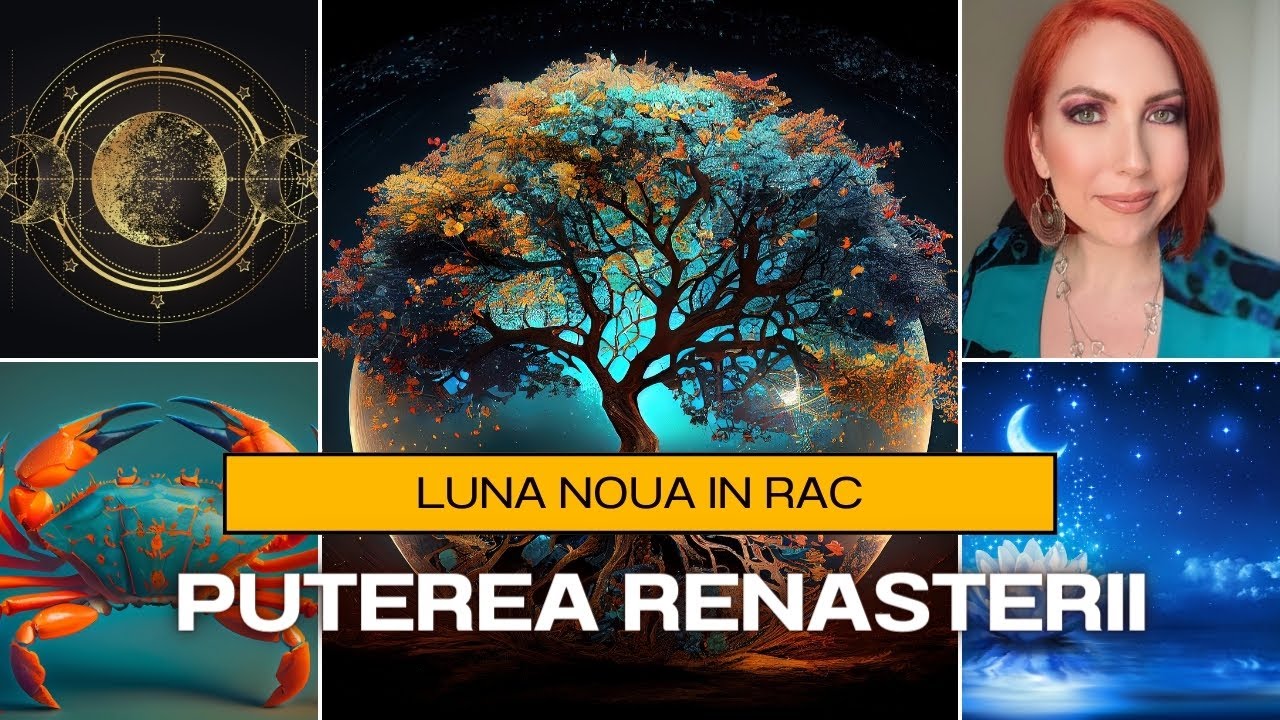 Luna Noua in Rac: Puterea renasterii | Astrolog Alexandra Coman - YouTube