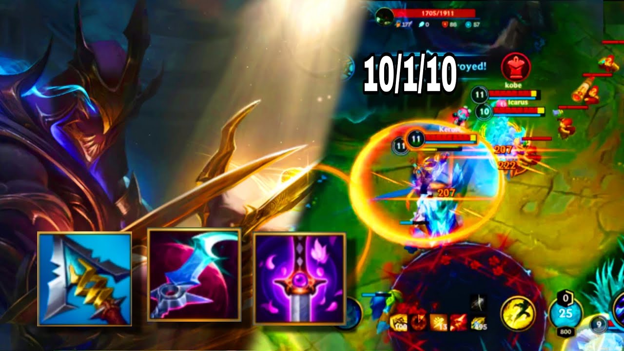 League of legends wild rift - Jungle lane(Season17) - Zed gameplay #9 ...