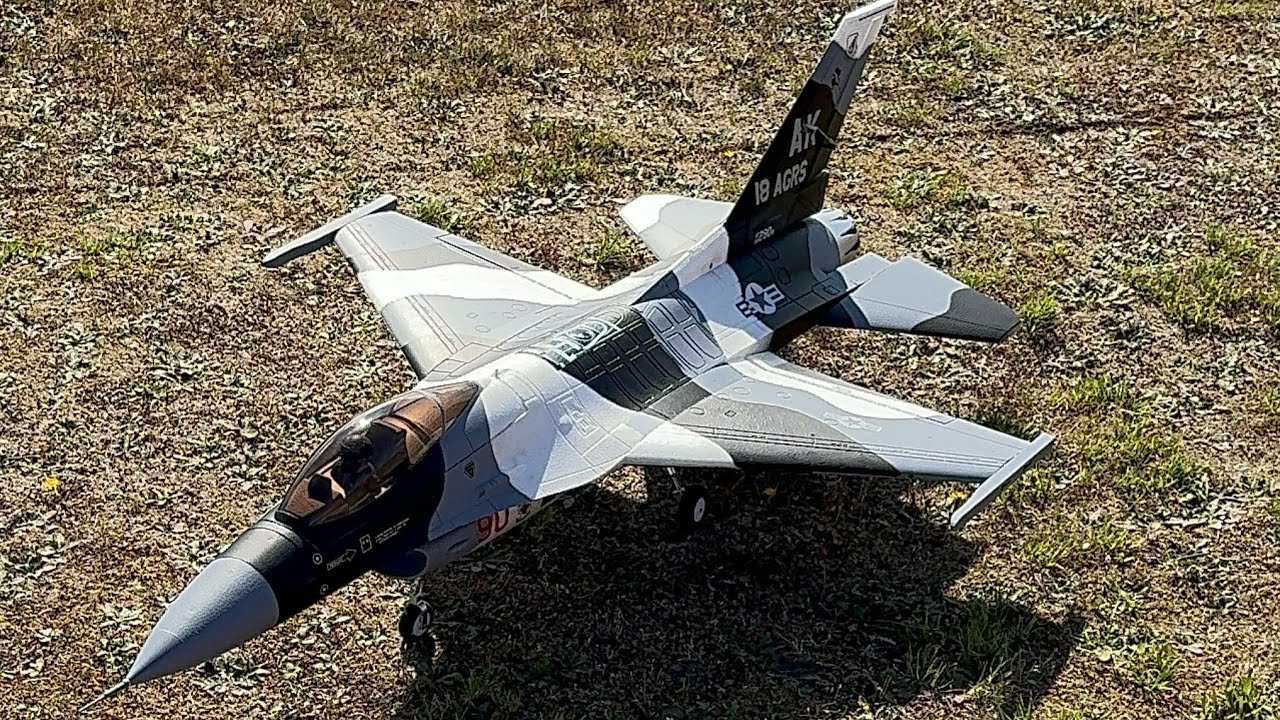 Rc f16 jet - YouTube