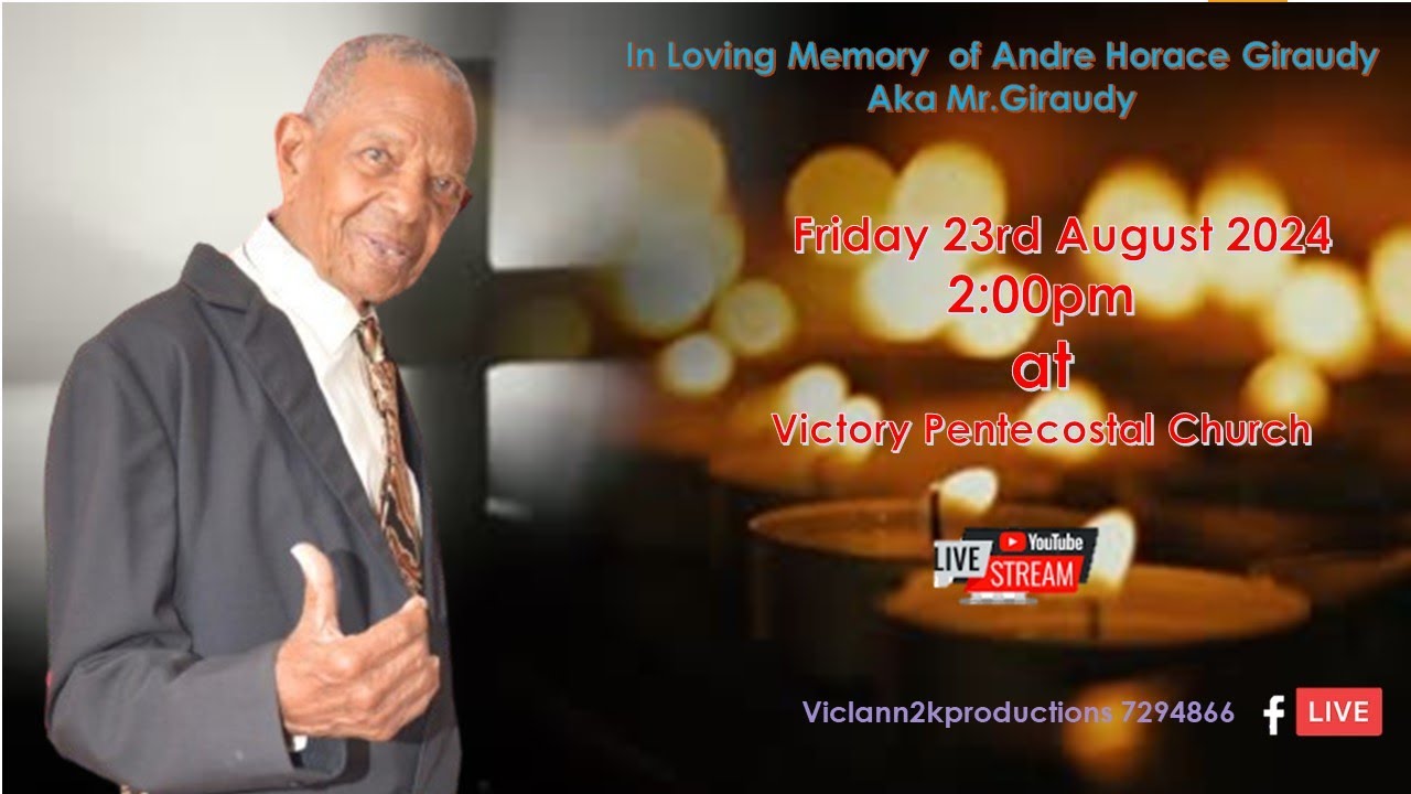 In Loving Memory of Andre Horace Giruady AKA Mr Giraudy - YouTube