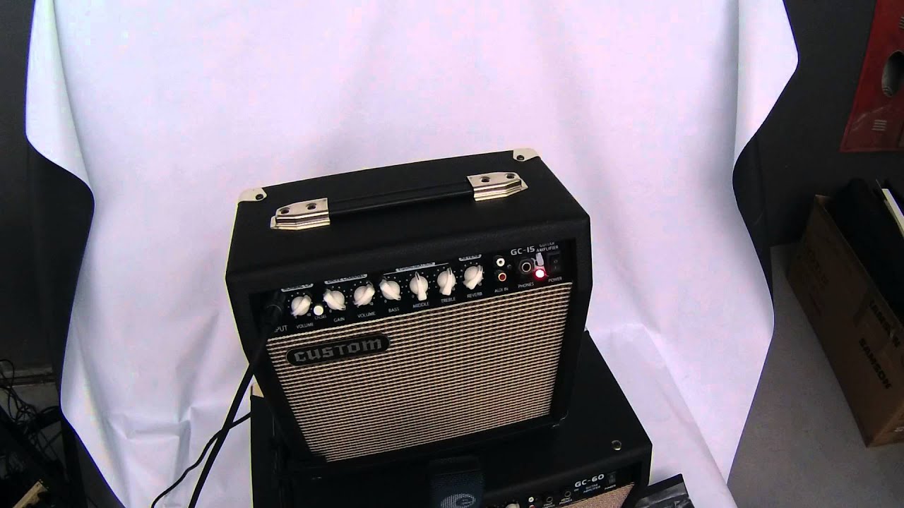 Amplificador AMW Custom GC-15 - YouTube