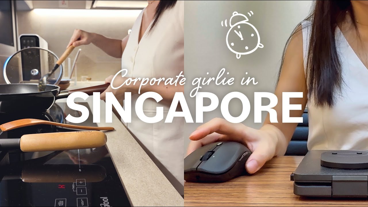 Day in My Life as a Corporate Girlie in Singapore 🇸🇬 | Work Vlog, WFH ...