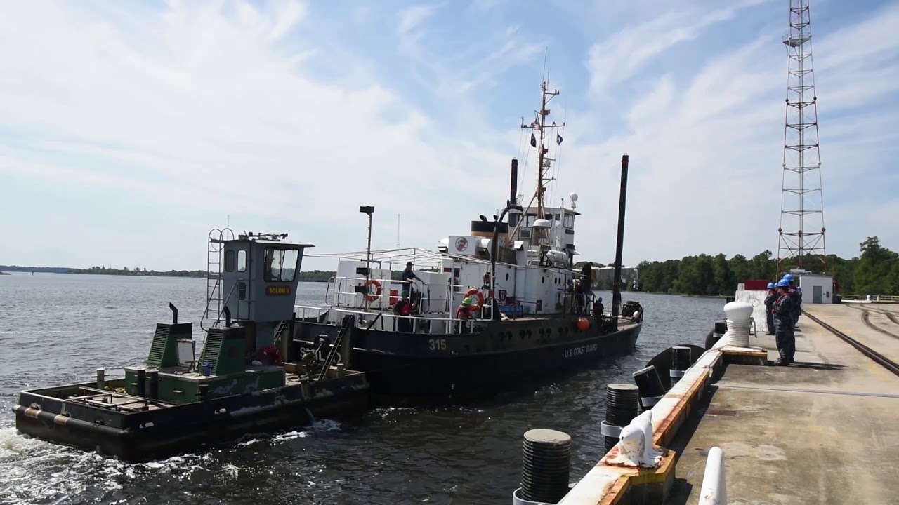 U.S. Coast Guard Cutter Smilax Relocation B-Roll - YouTube