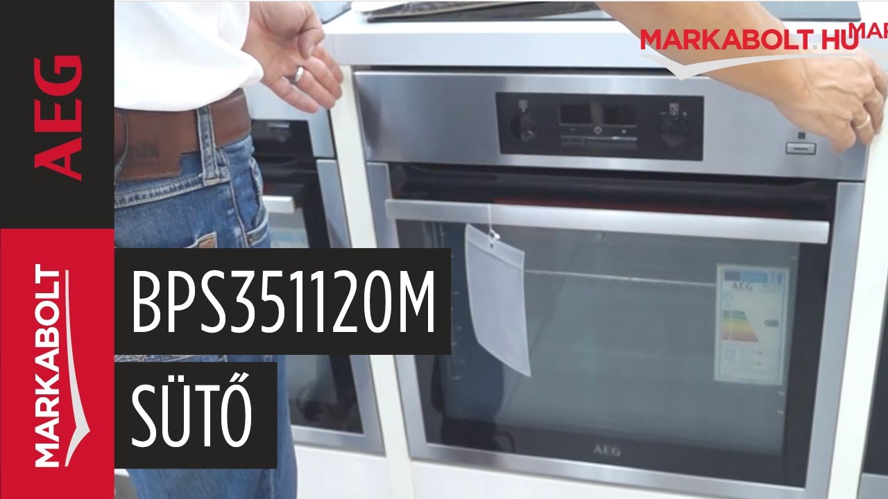 AEG BPS351120M beépíthető sütő – Márkabolt.hu - YouTube