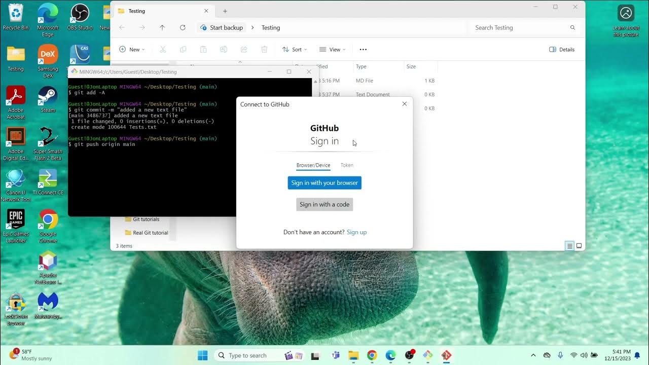Git and Github Tutorial 4 - Pull, Push, Commit, and Add - YouTube