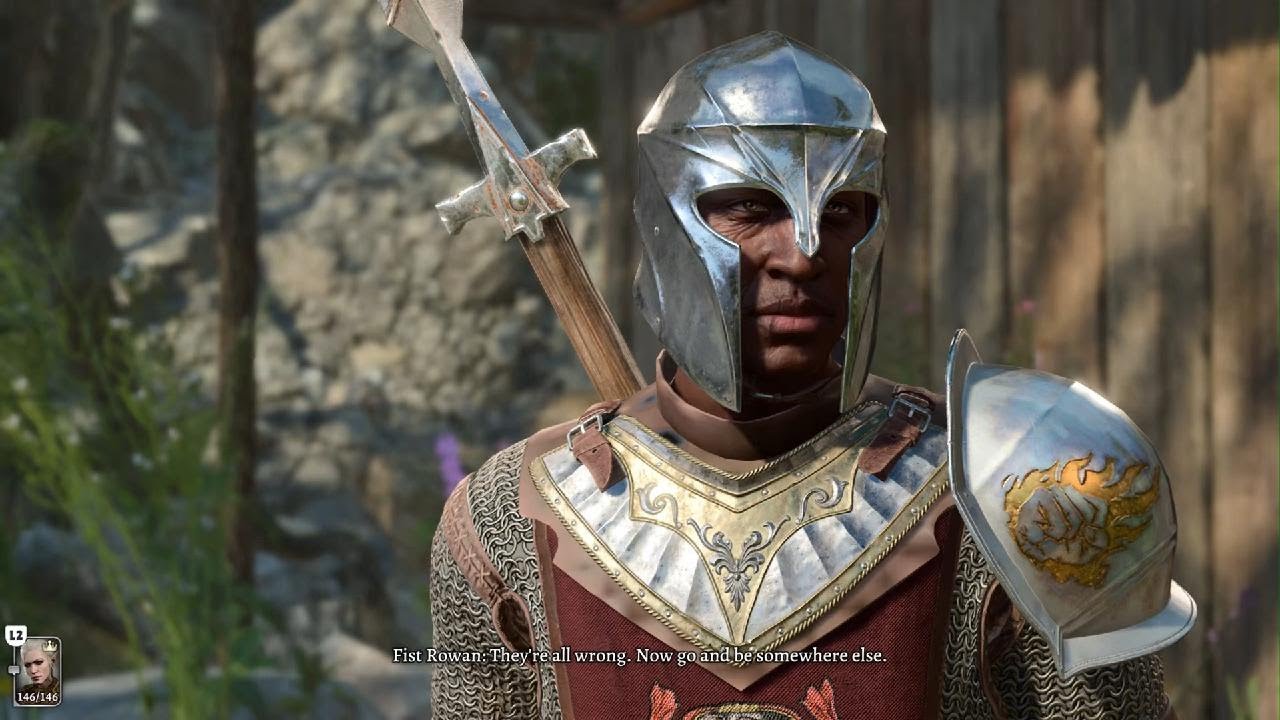 [BG3 Baldur's Gate 3] Rivington: Flaming Fist Rowan - YouTube